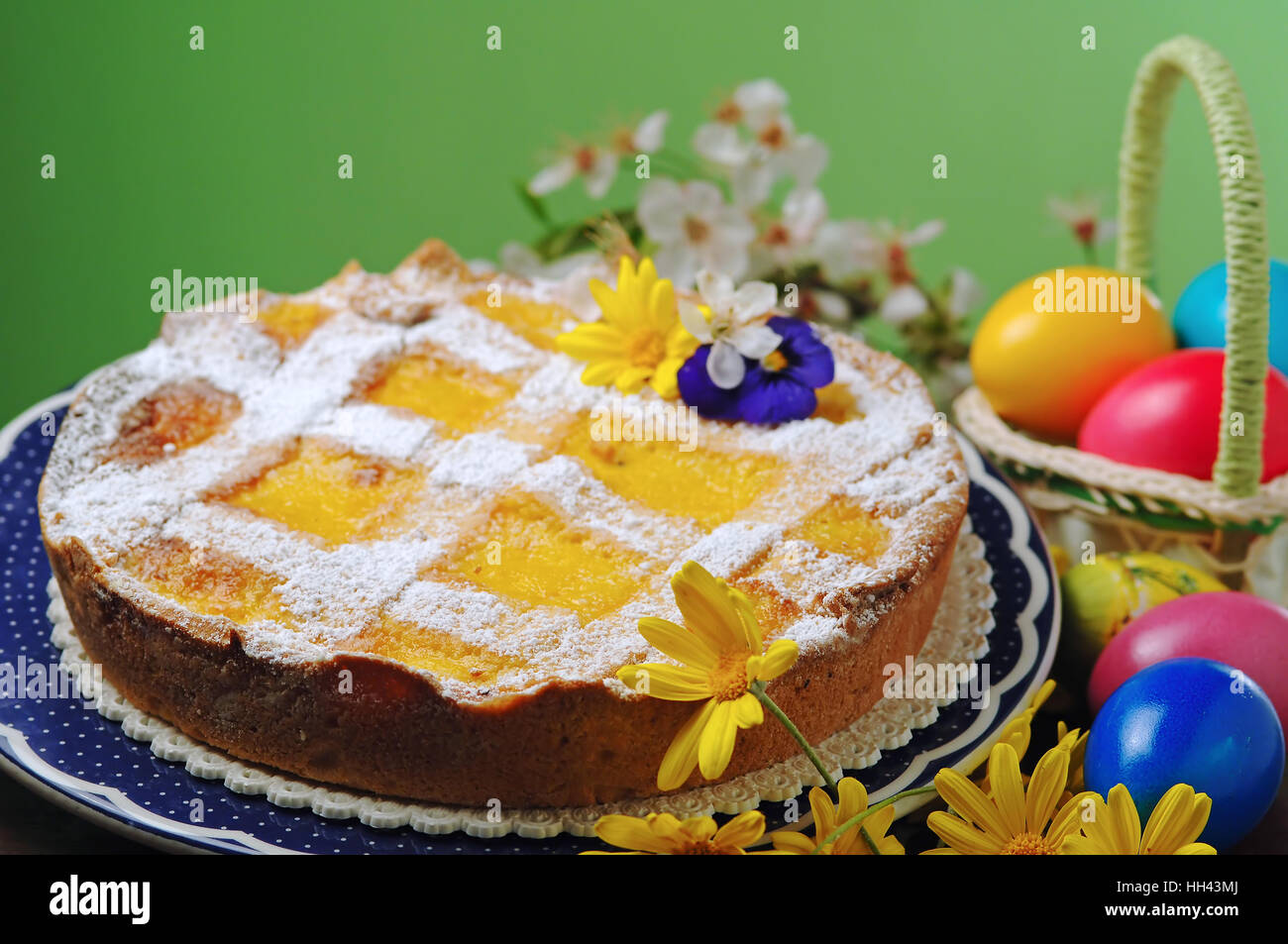 Pastiera italian neapolitan cake naples hi-res stock photography and ...