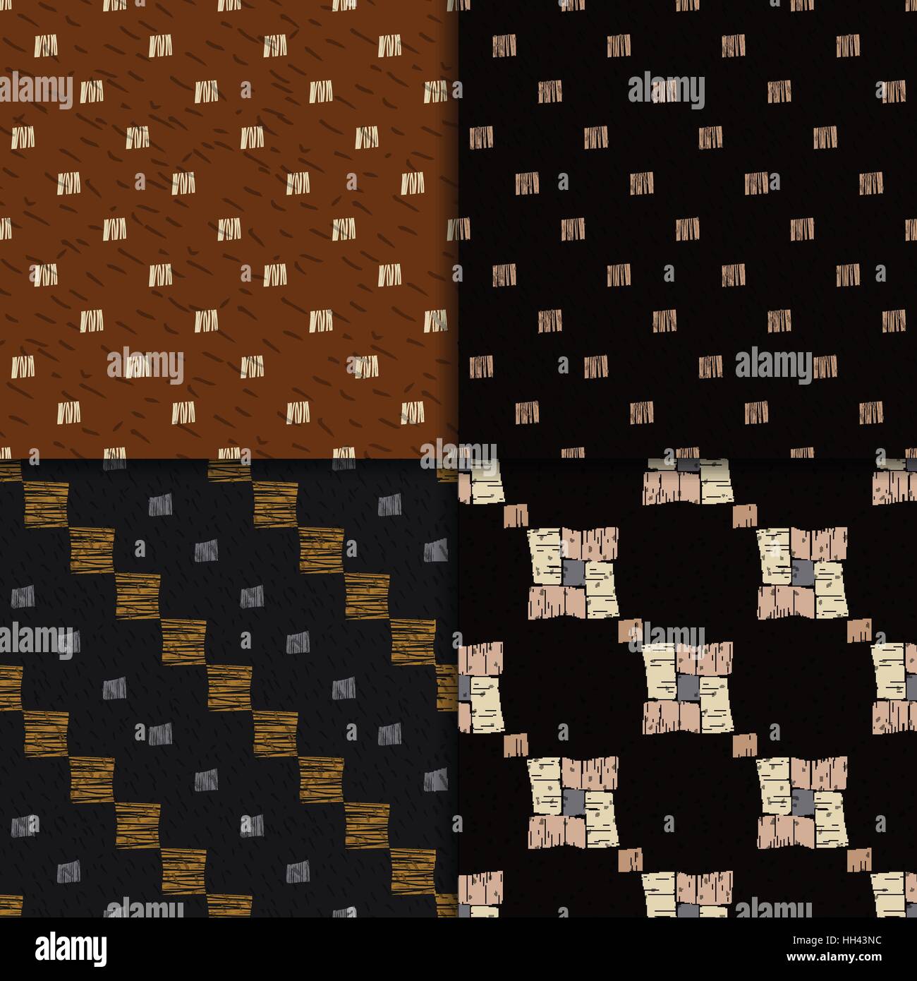 Ethnic seamless pattern set Stock Vector Image & Art - Alamy