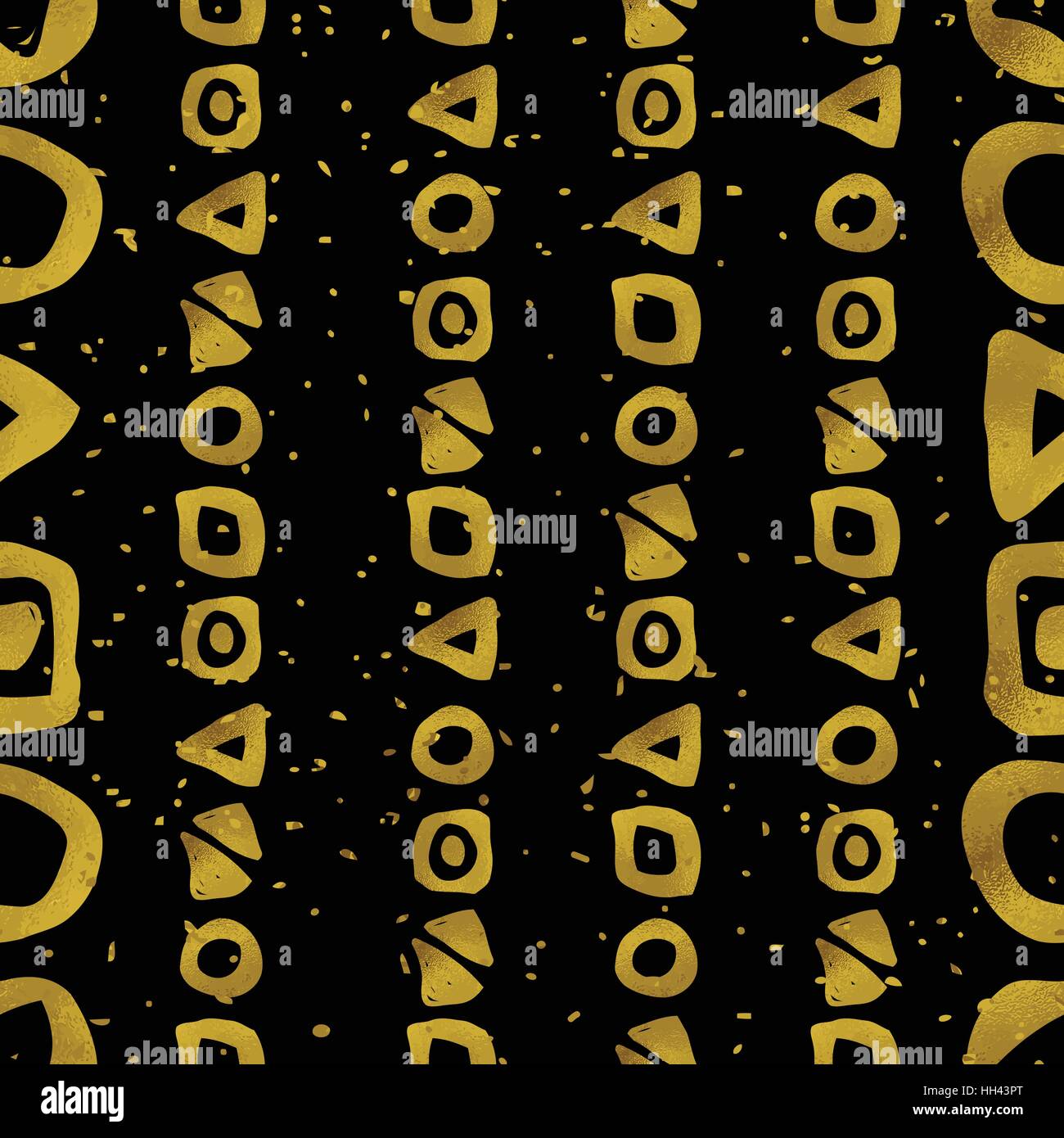 Geometric black and gold seamless pattern Stock Vector Image & Art - Alamy