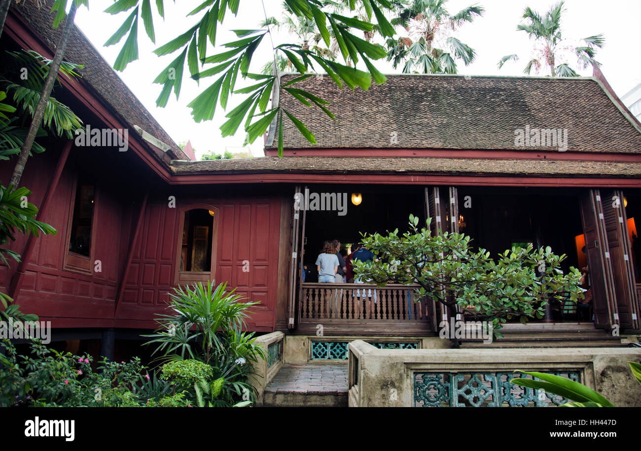 Jim Thompson House Museum in Bangkok - Thailand Stock Photo - Alamy