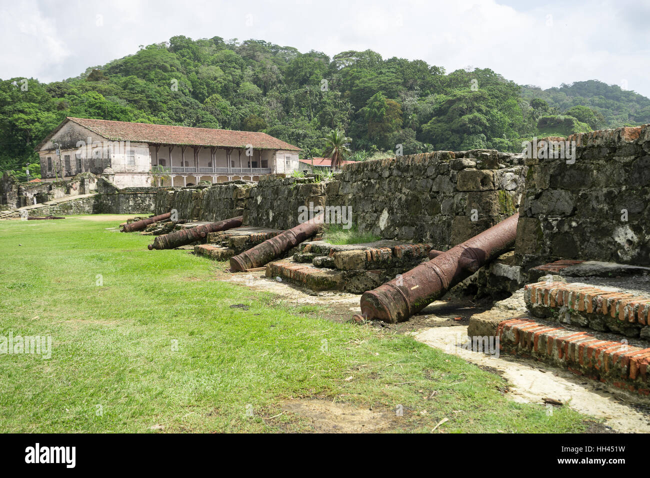 the historical Fort Jeronimo in Portobelo Panama Stock Photo - Alamy