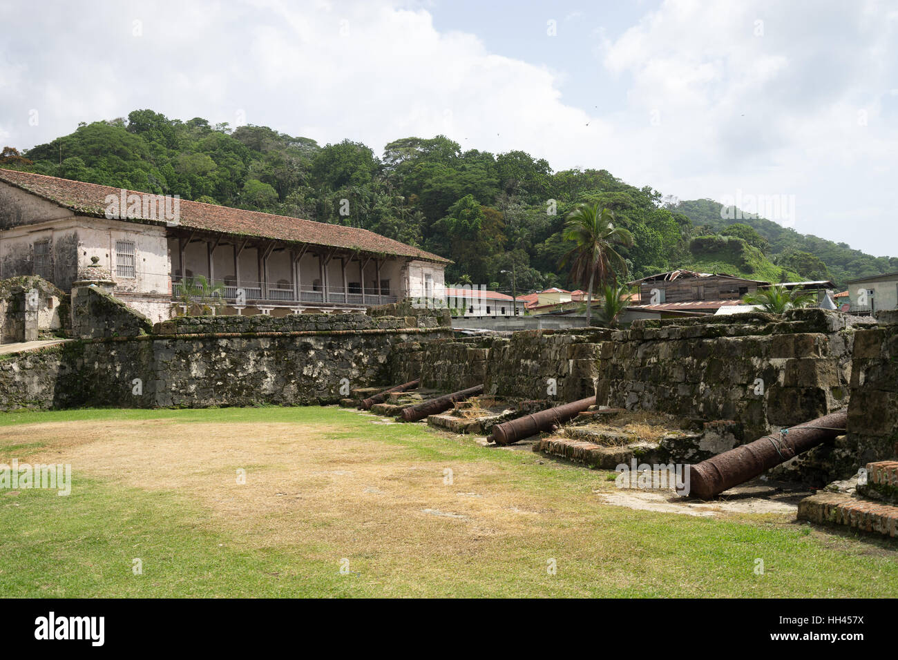 the historical Fort Jeronimo in Portobelo Panama Stock Photo - Alamy