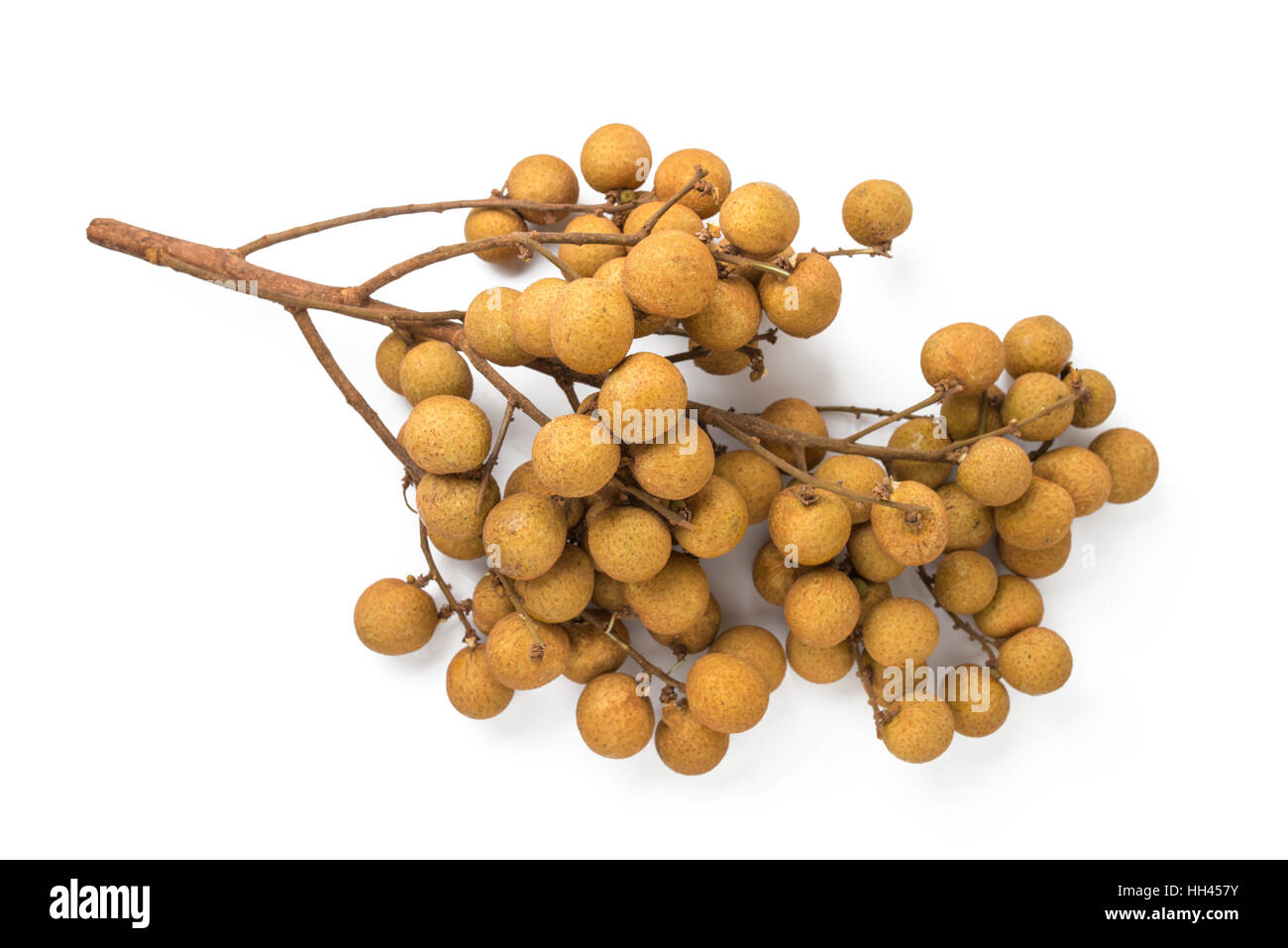 fresh longan on white background Stock Photo - Alamy