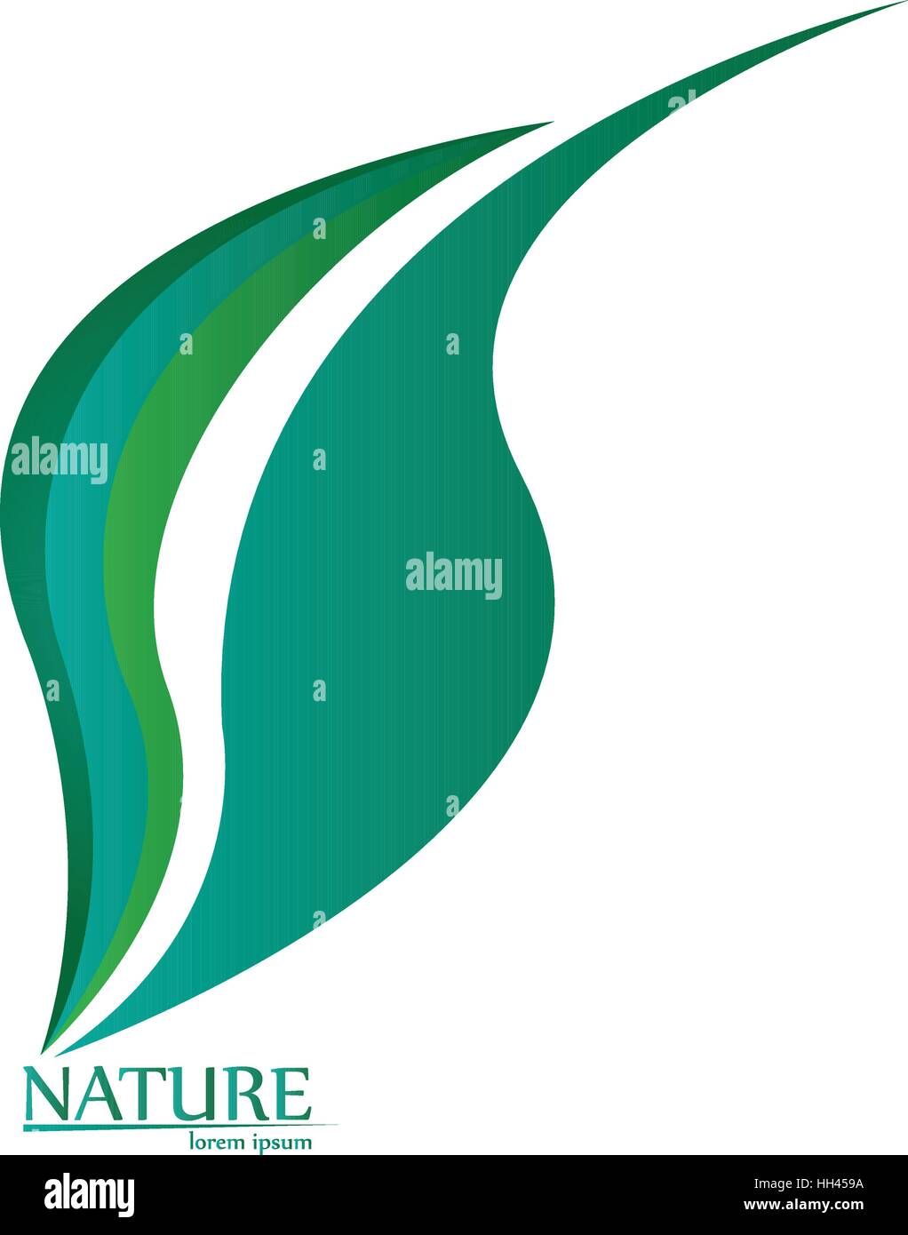 Isolated nature logo Stock Vector Image & Art - Alamy