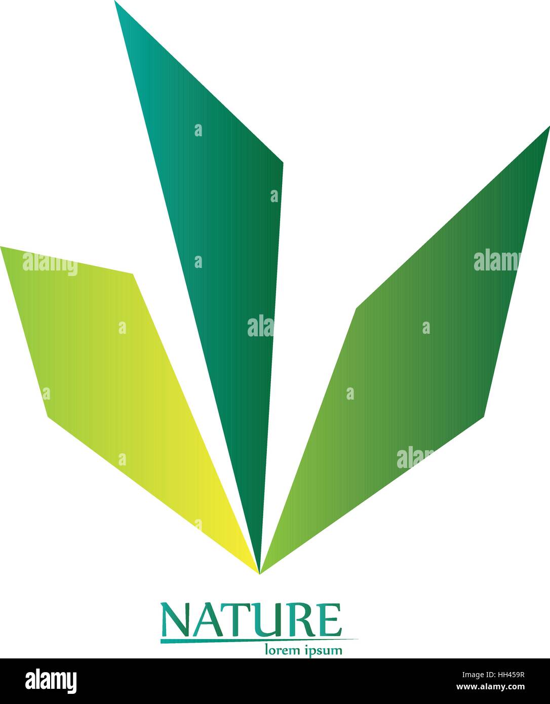 Isolated nature logo Stock Vector Image & Art - Alamy