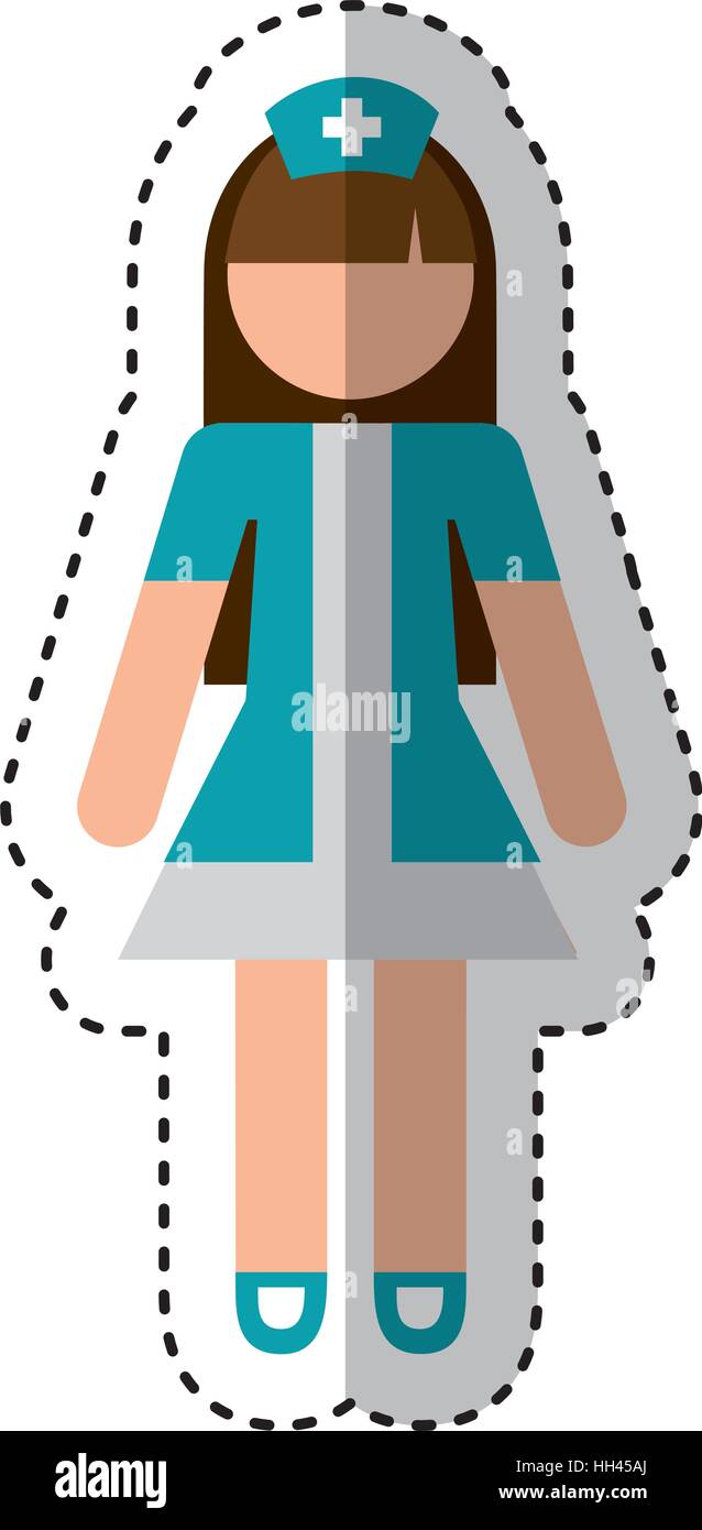 nurse avatar character icon vector illustration design Stock Vector ...