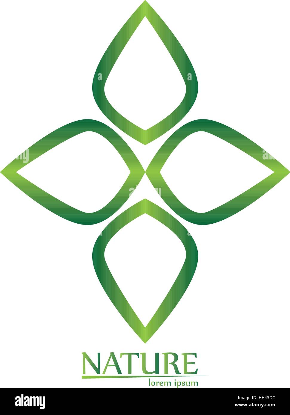 Isolated nature logo Stock Vector Image & Art - Alamy