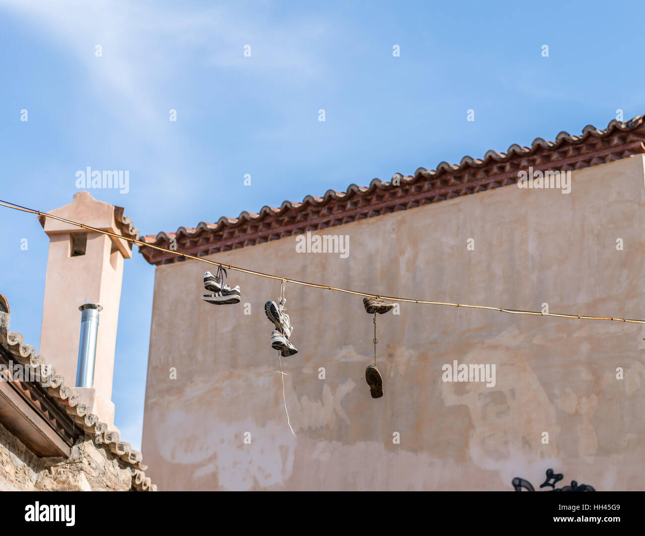 Throwing shoes hi-res stock photography and images - Alamy