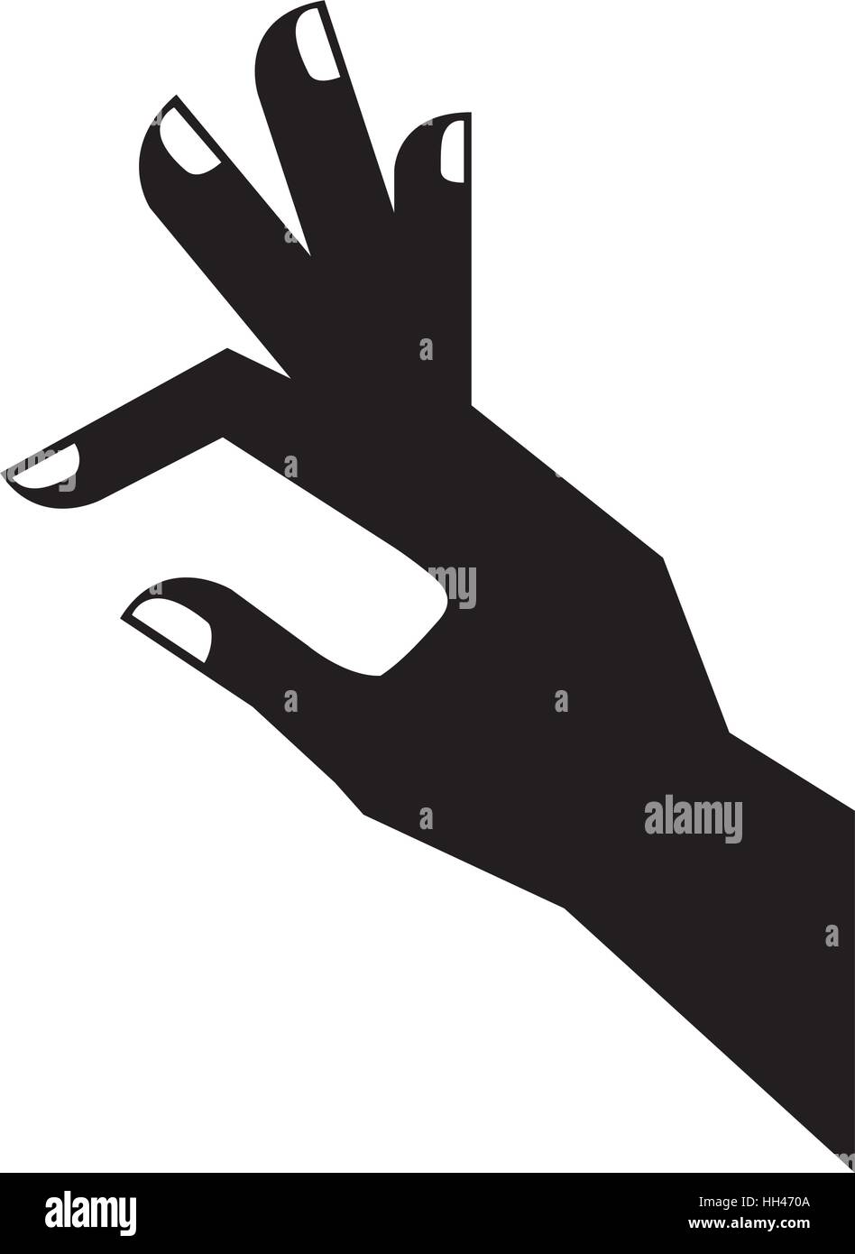 Hand holding something icon vector hi-res stock photography and images ...