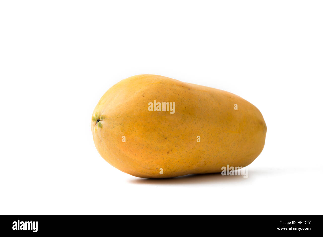 papaya isolated on a white background Stock Photo - Alamy