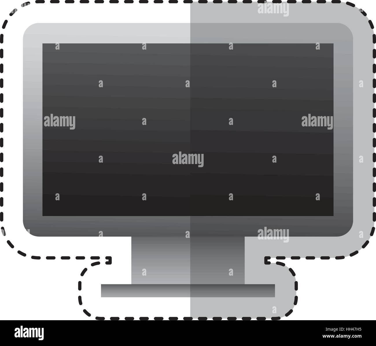 computer desktop isolated icon vector illustration design Stock Vector ...