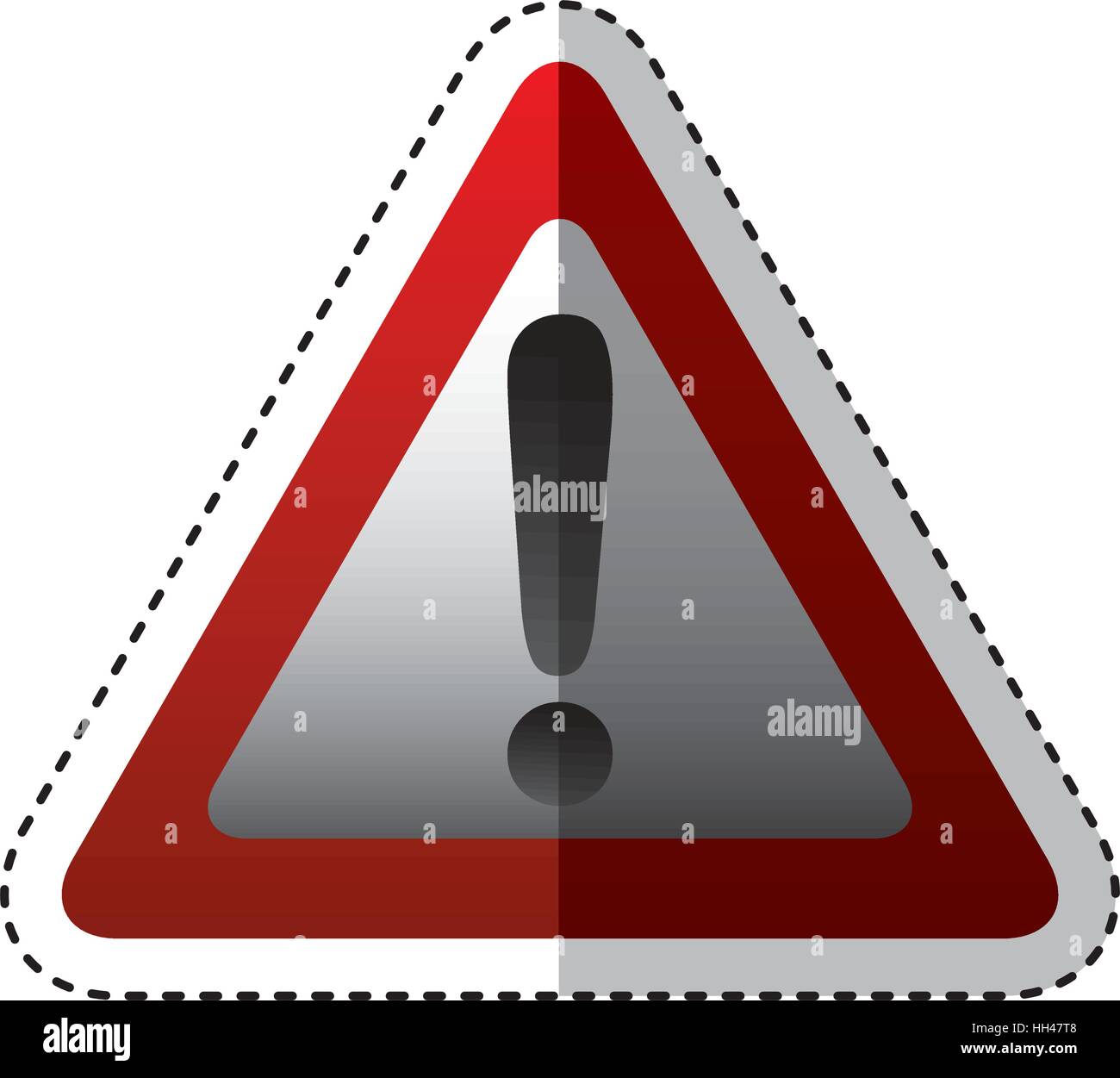 alert sign isolated icon vector illustration design Stock Vector Image ...