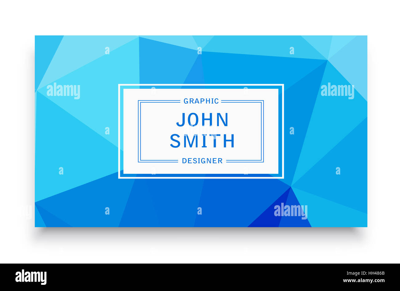 template business card with an abstract background for the presentation ...