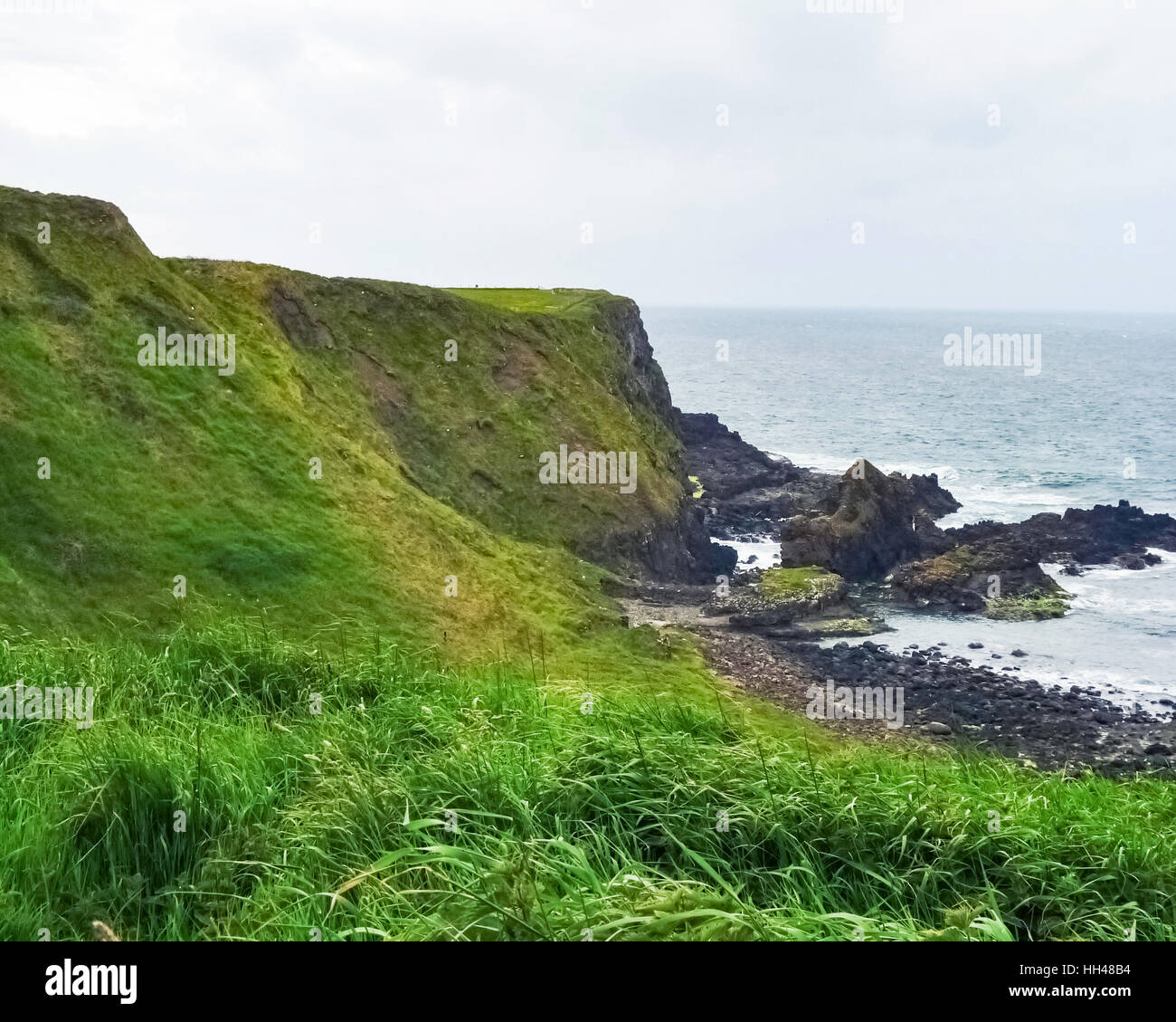 Giant's Causeway Landscape Stock Photo - Alamy