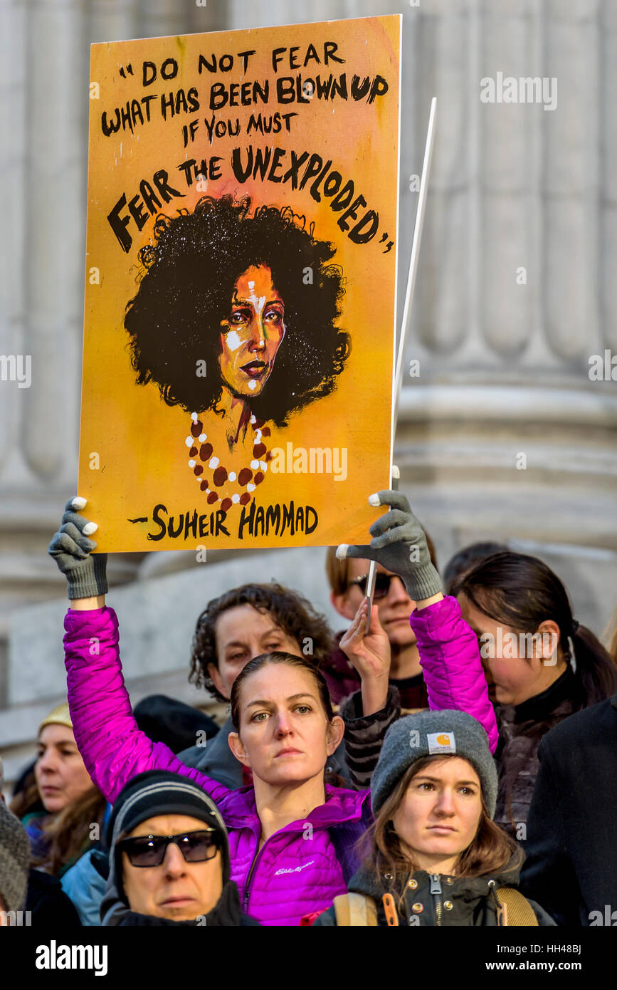 New York, USA. 15th Jan, 2017. Writers Resist: Louder Together for Free ...