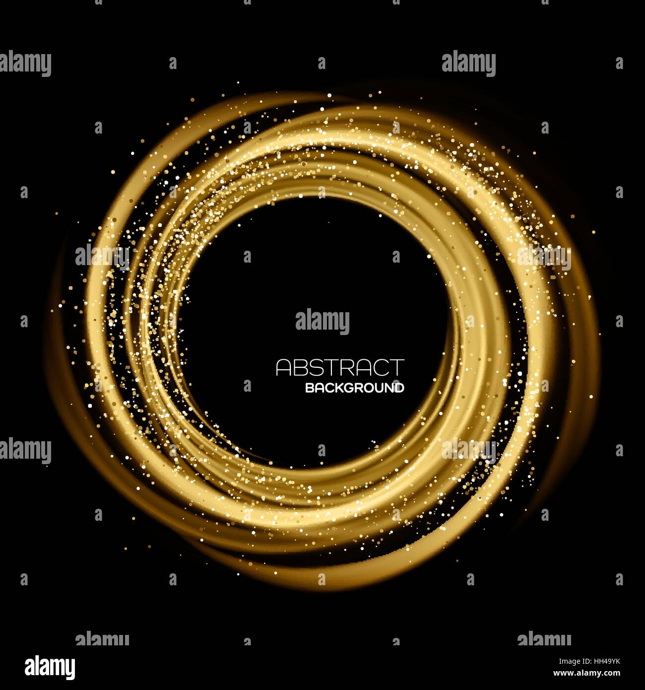 Glowing gold line spiral Stock Vector Images - Alamy