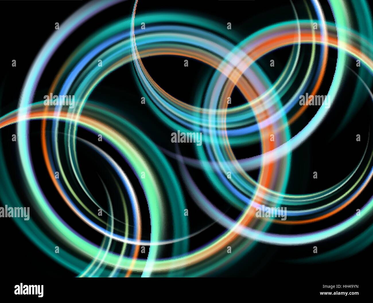 Vector Shiny background with color blurred circle Stock Vector Image ...