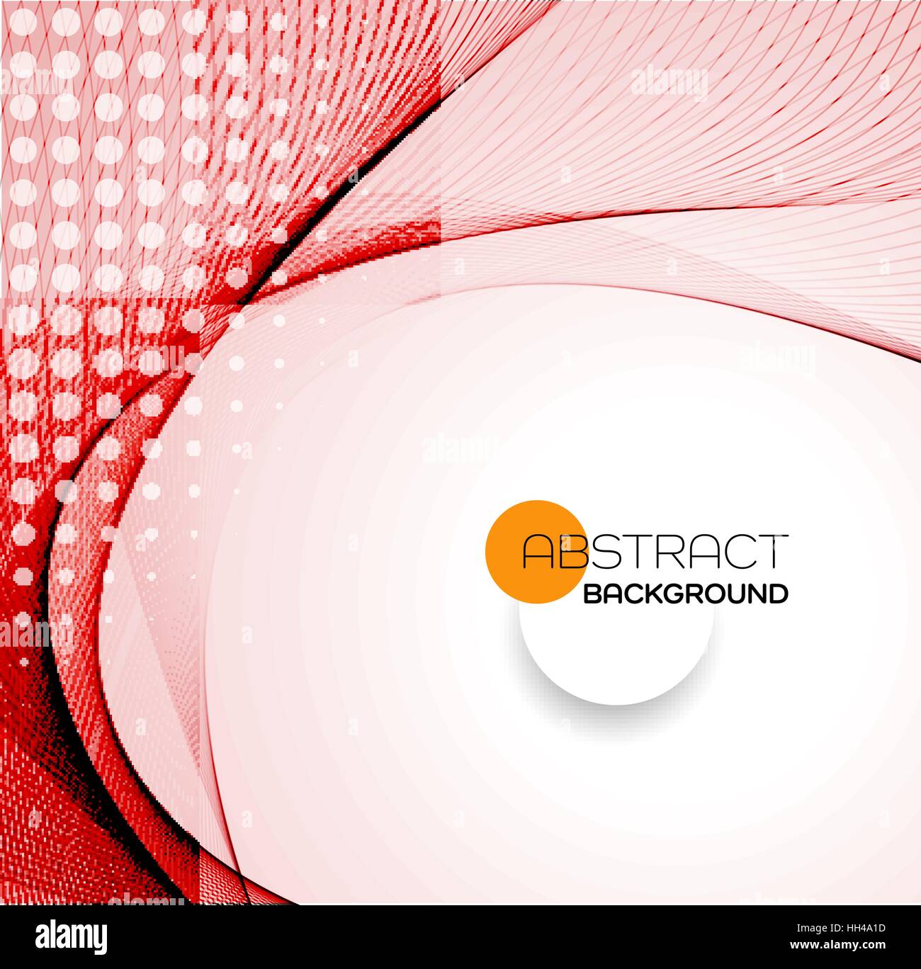 Vector Abstract color red wave design element Stock Vector Image & Art ...