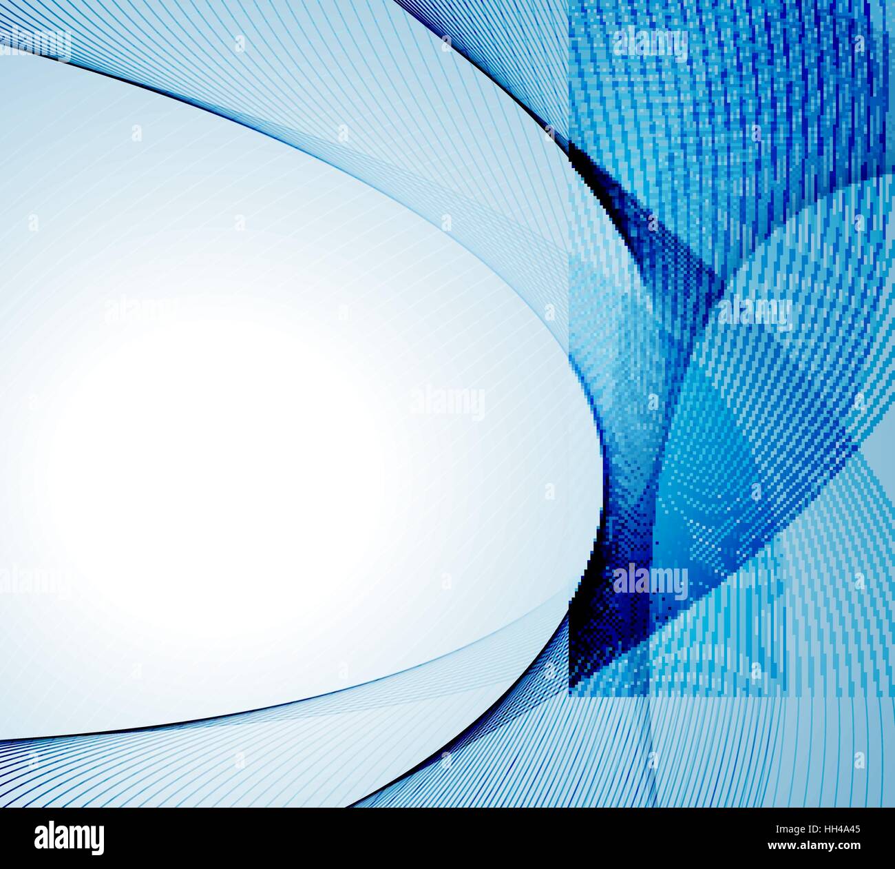 Vector Abstract color blue wave design element Stock Vector Image & Art ...