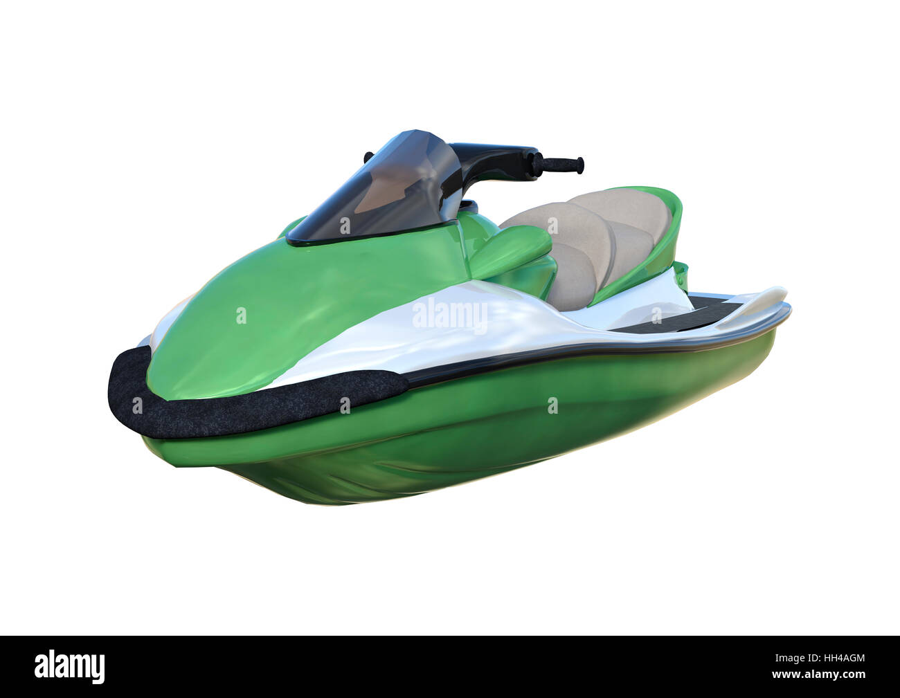3D rendering of a jet-ski isolated on white background Stock Photo - Alamy