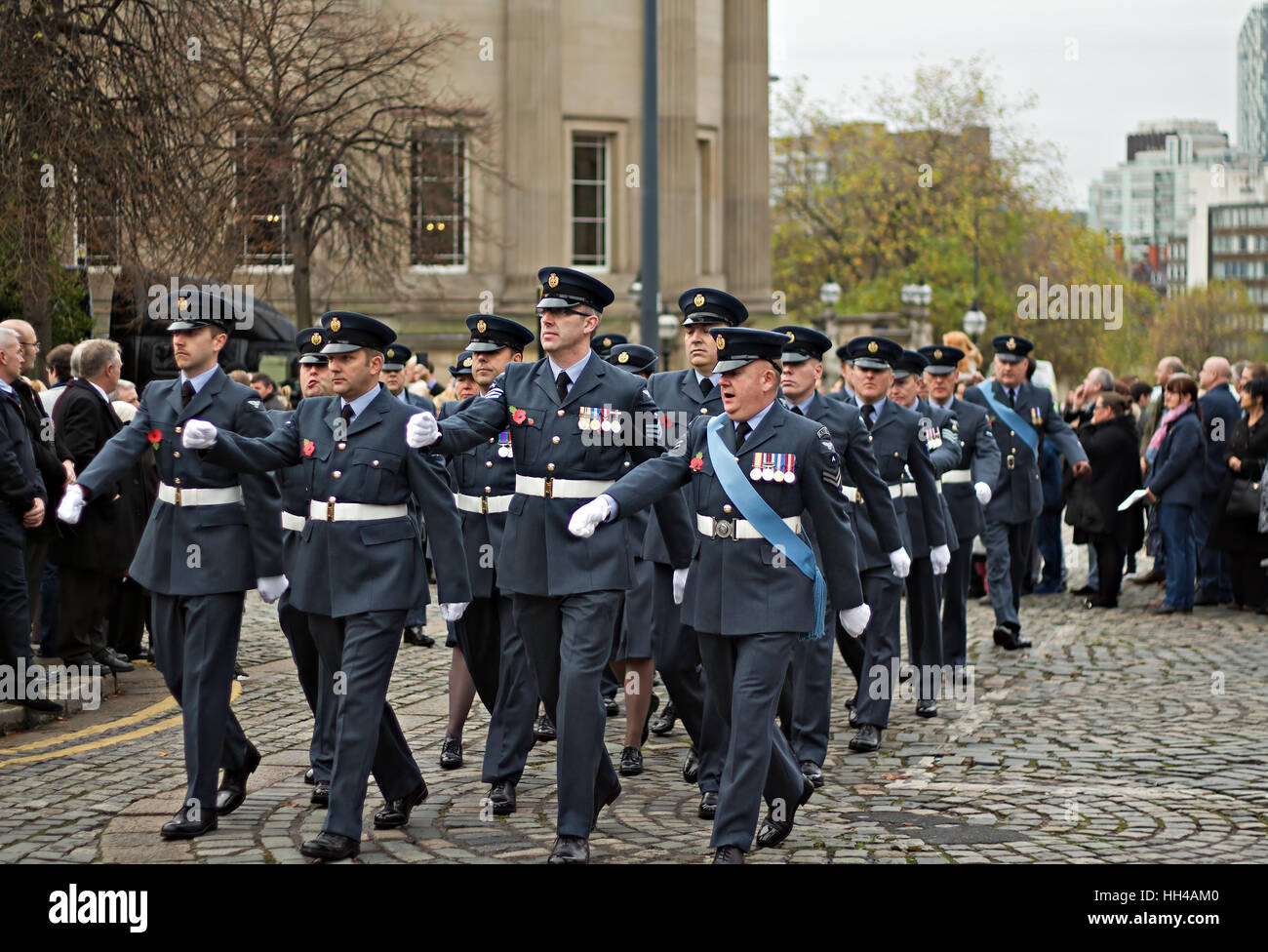 Remembrance day parade liverpool hi-res stock photography and images ...