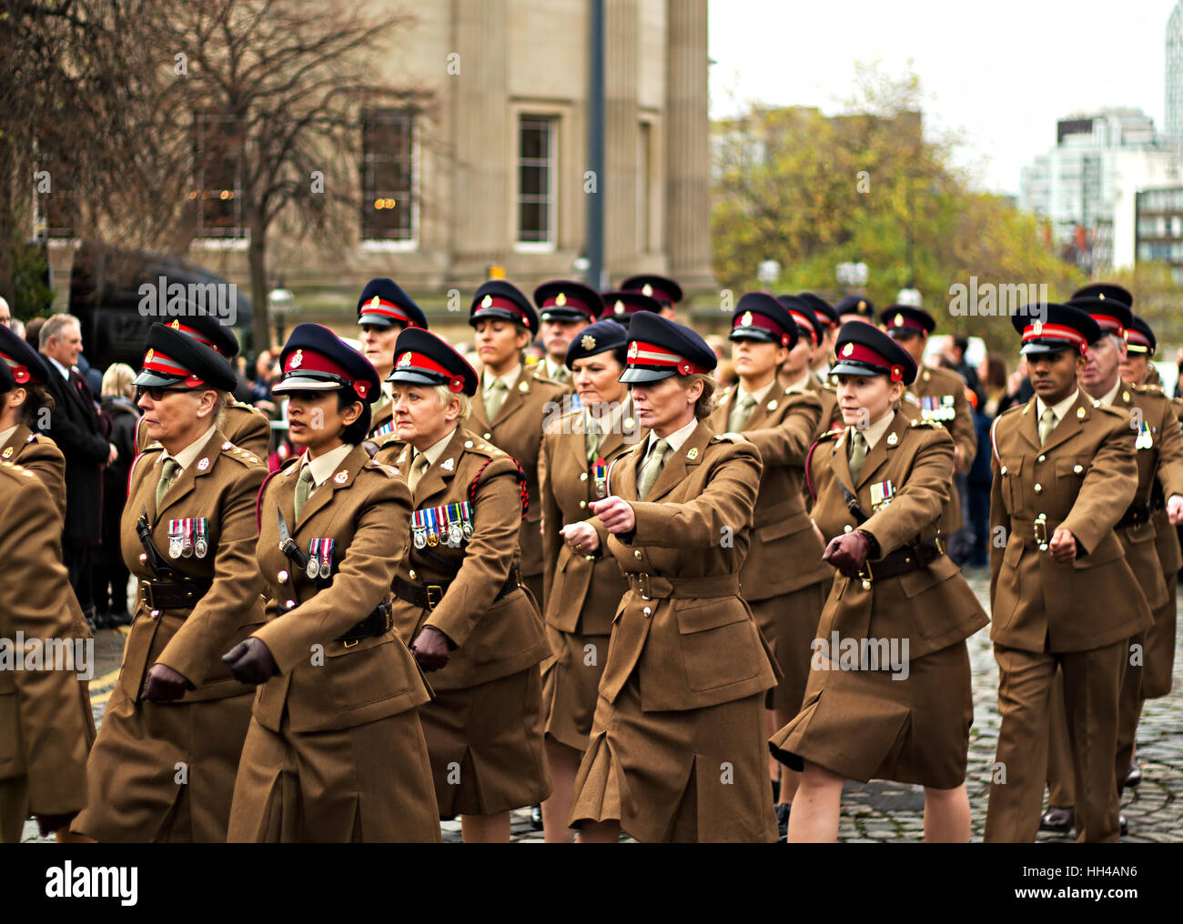 Group women soldiers parade hi-res stock photography and images - Alamy