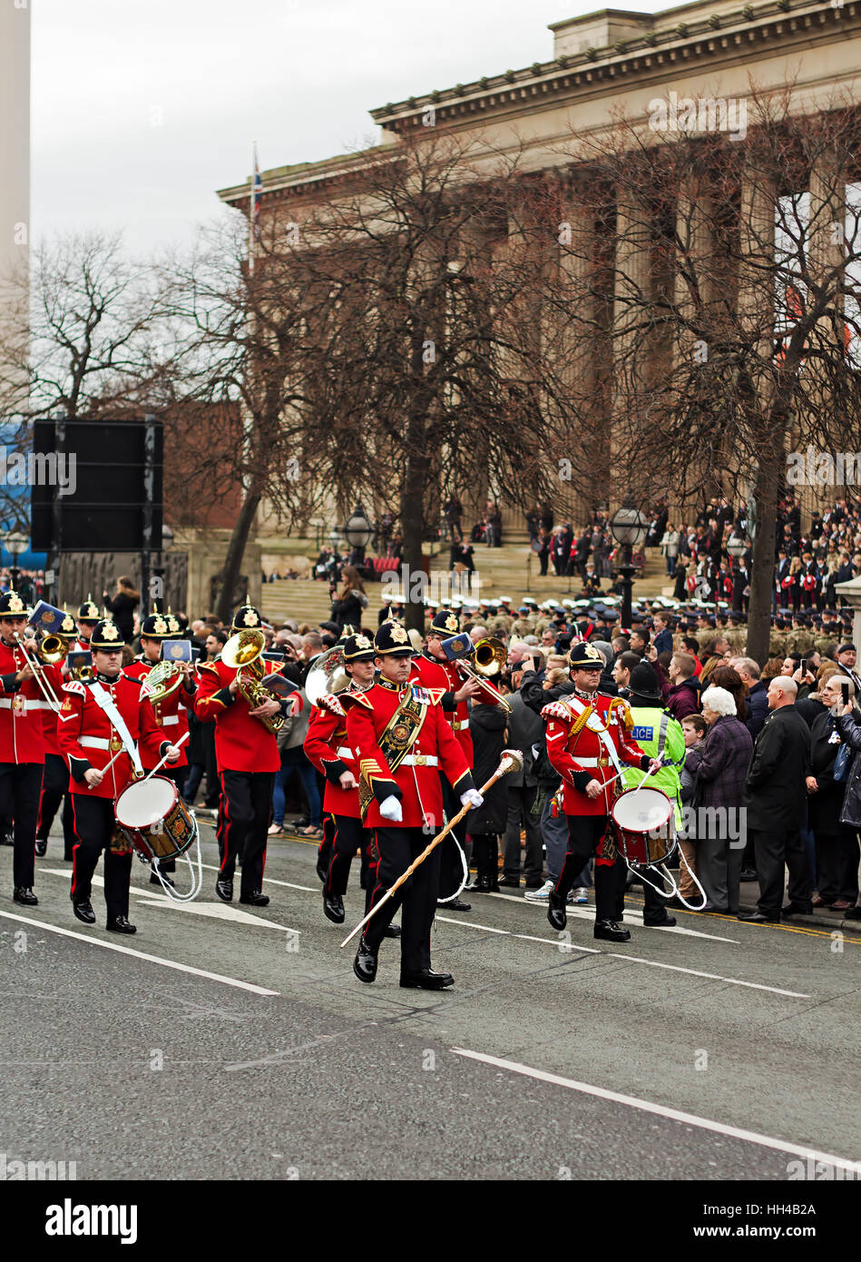 Remembrance Day parade in Liverpool UK Stock Photo - Alamy