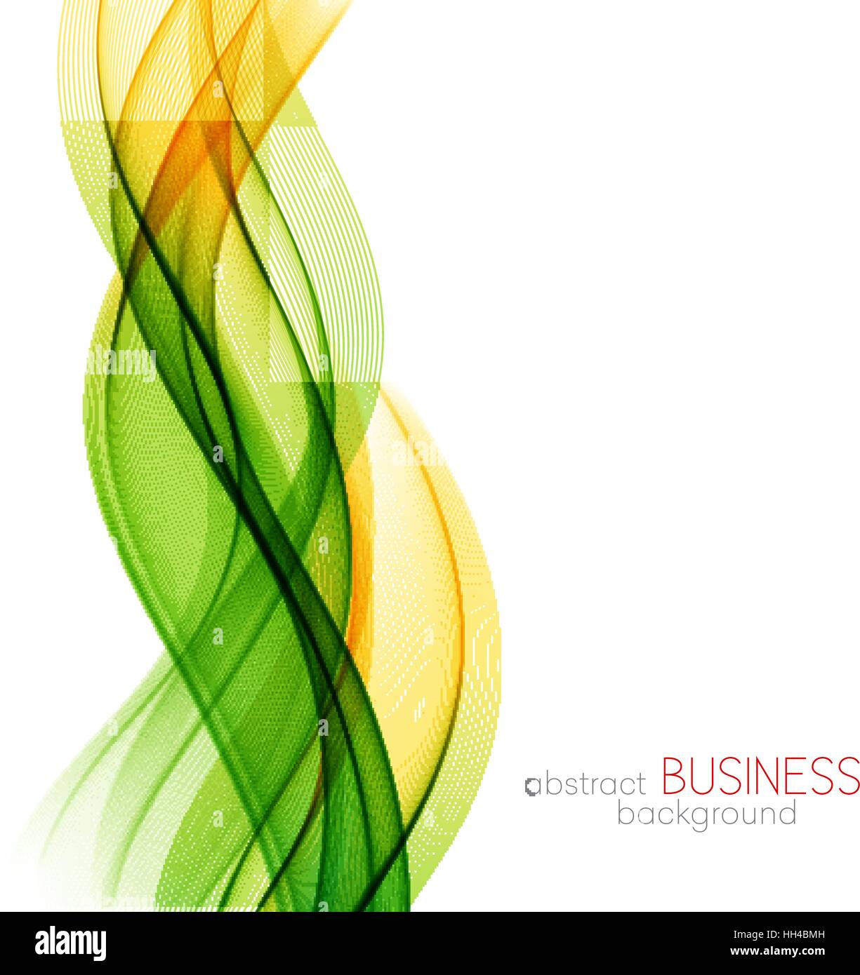 Abstract wavy green yellow frame Stock Vector Images - Alamy