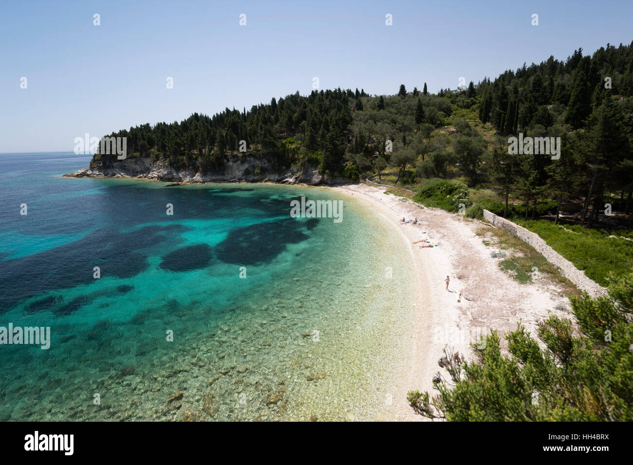 Paxos kipos beach hi-res stock photography and images - Alamy