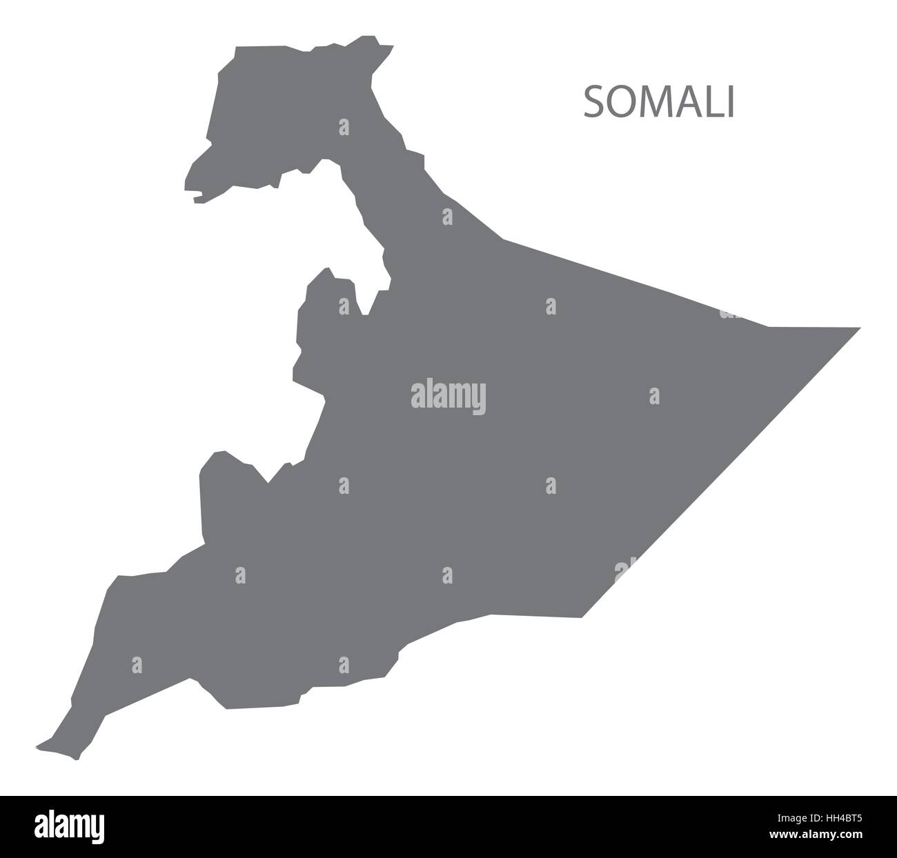 Somali vector map Cut Out Stock Images & Pictures - Alamy