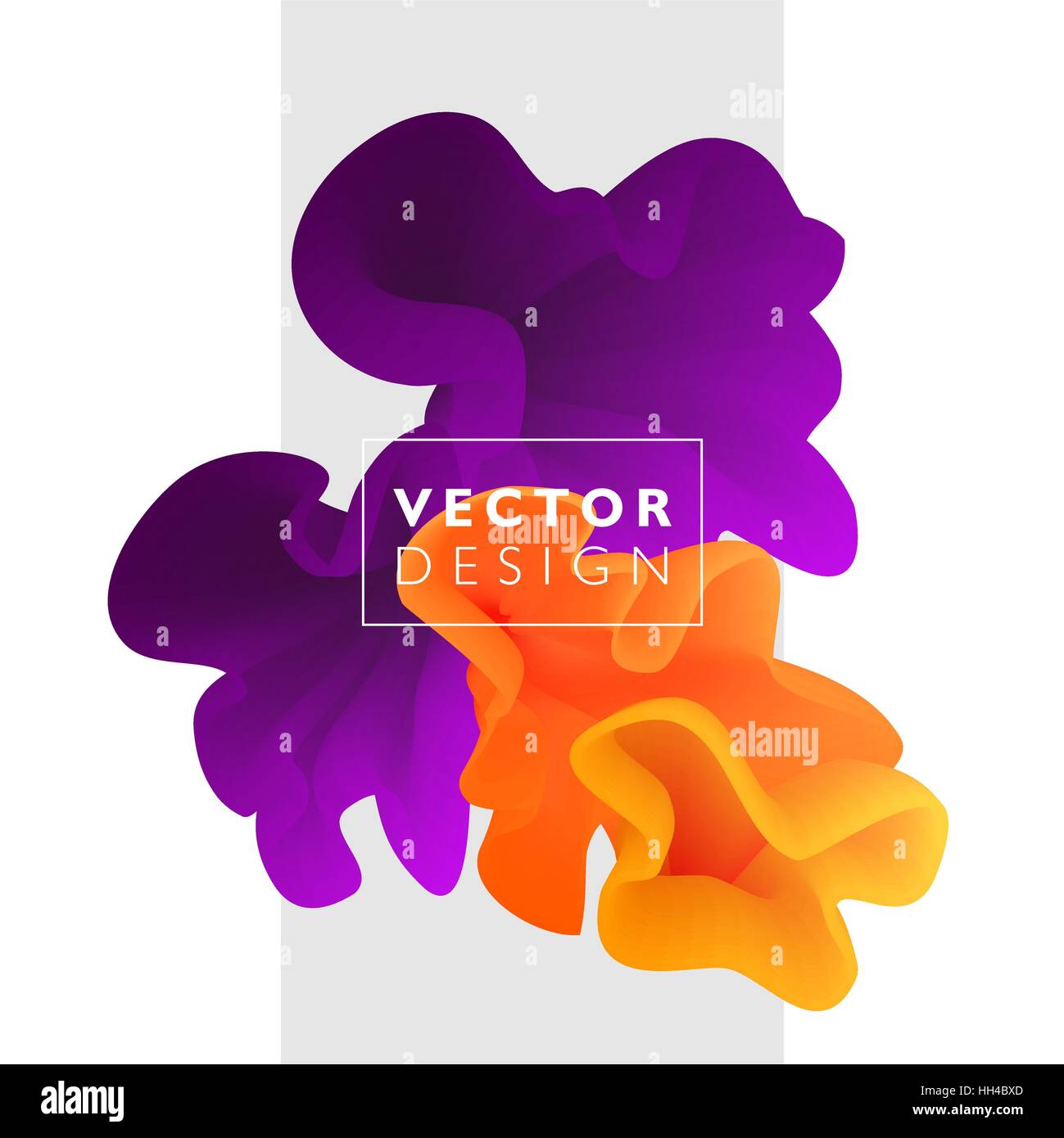 Vector abstract color cloud. Liquid ink splash. Background for banner ...