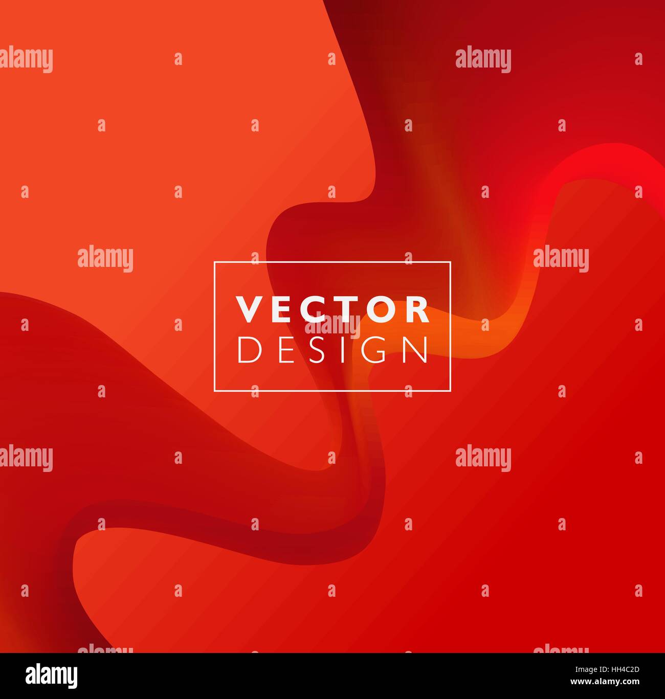 Red vector Template Abstract background with red curves lines. For ...