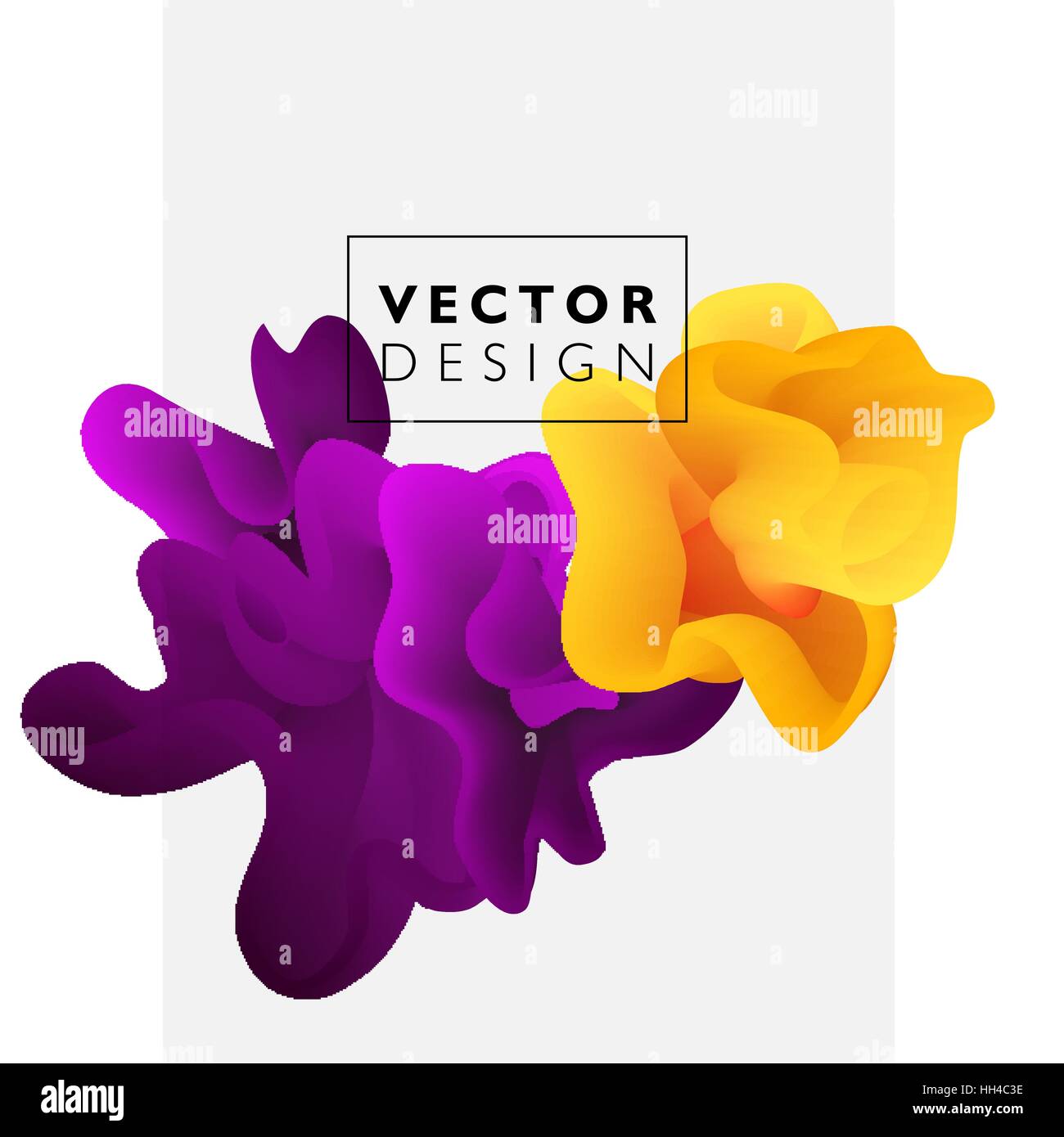 Vector abstract color cloud. Liquid ink splash. Background for banner ...