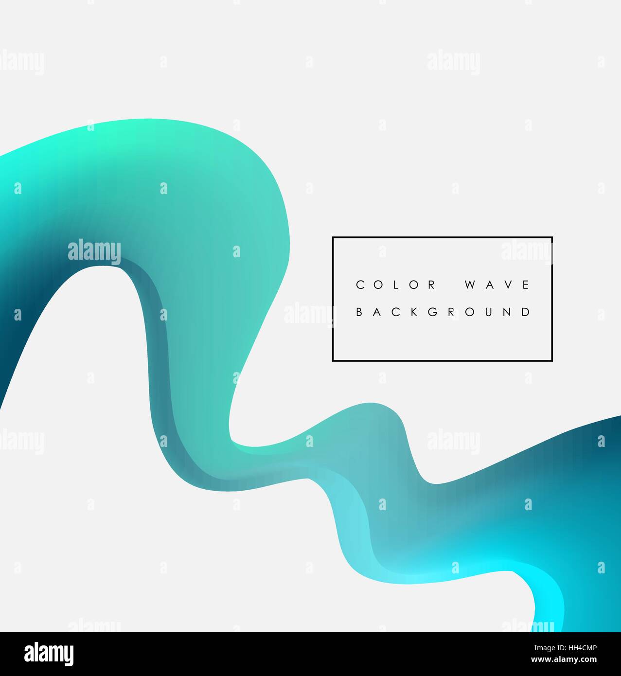 Abstract color blue wave design element. Vector Blue wave background ...