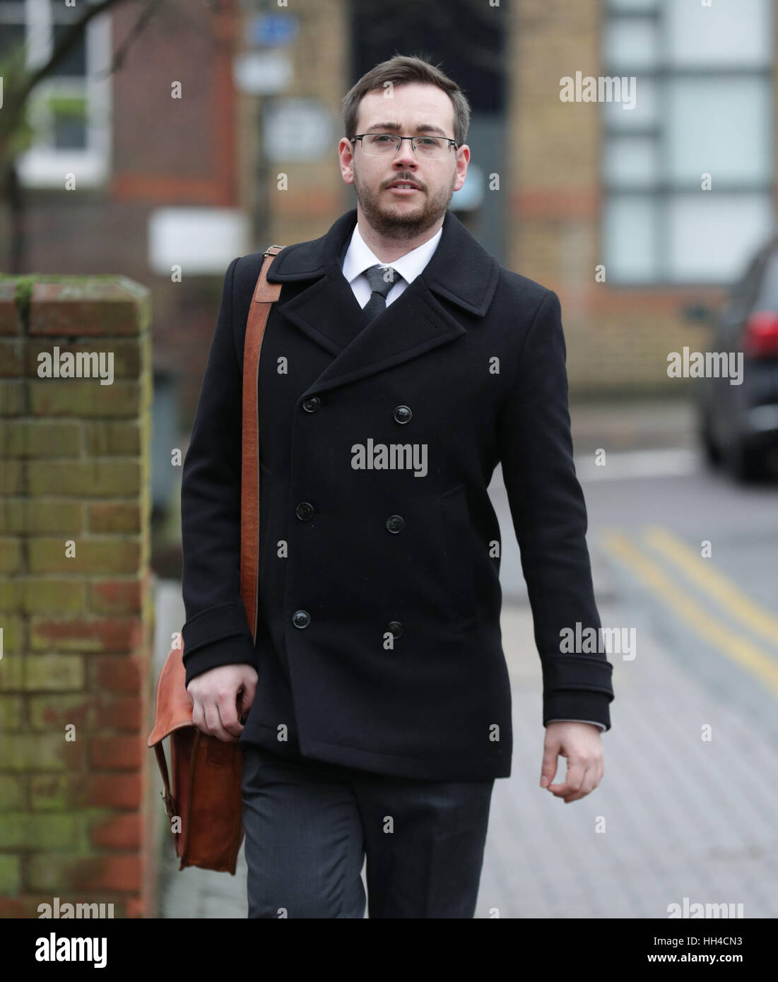 Jamie Stewart , son of Ian Stewart, leaving St Albans Crown Court ...