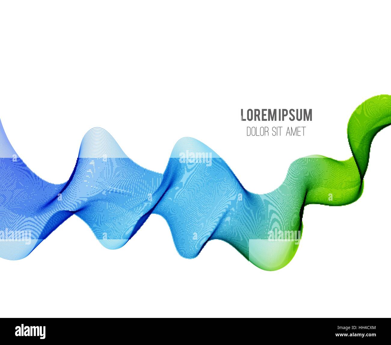 Abstract color wave design element. Blue and green wave Stock Vector Image & Art - Alamy