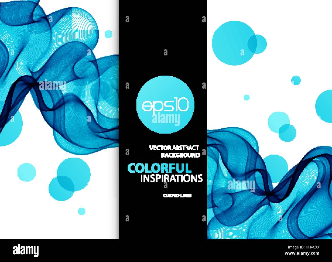 Blue curved lines hi-res stock photography and images - Alamy