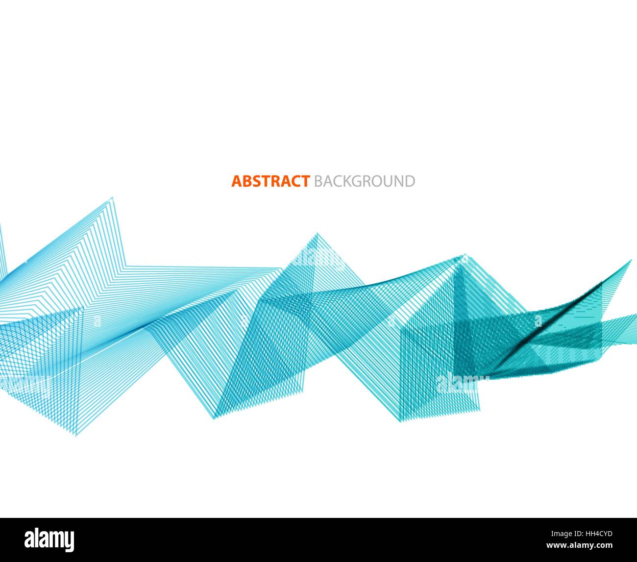 Vector Abstract color wave design element. Blue lines Stock Vector ...
