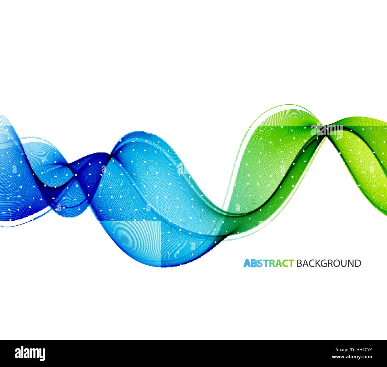 Abstract color wave design element. Blue and green wave Stock Vector Image & Art - Alamy