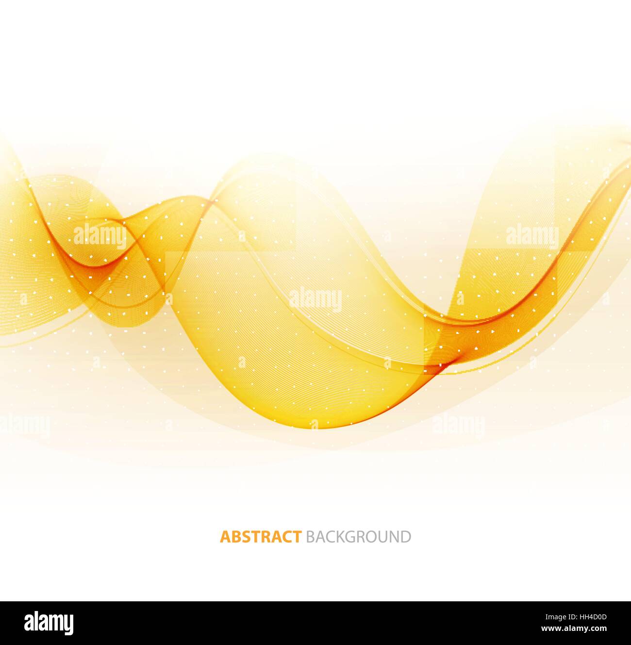 Abstract color wave design element. Orange wave Stock Vector Image ...