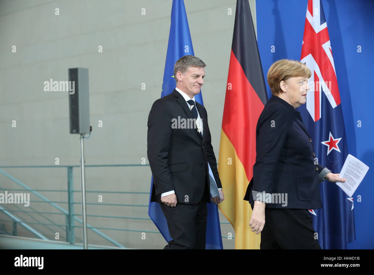 Berlin, Germany. 16th Jan, 2017. The photo shows Chancellor Angela ...