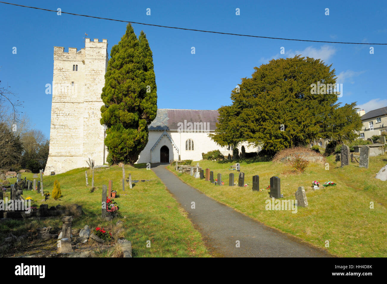Saint cynog yew hi-res stock photography and images - Alamy