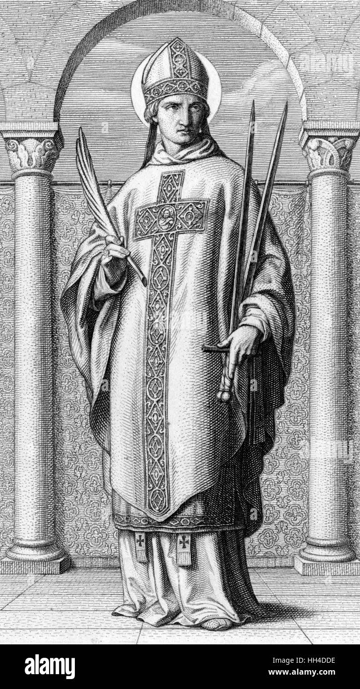 Saint bishop Black and White Stock Photos & Images - Alamy