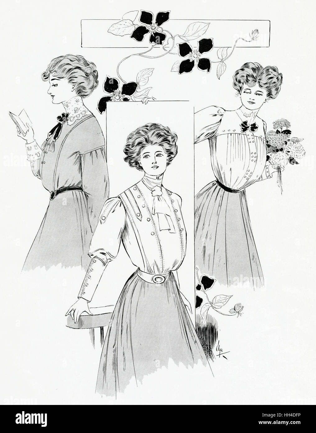 Women's fashion 1907 hi-res stock photography and images - Alamy