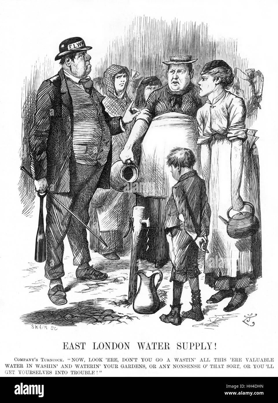 East London Water - Punch Stock Photo - Alamy