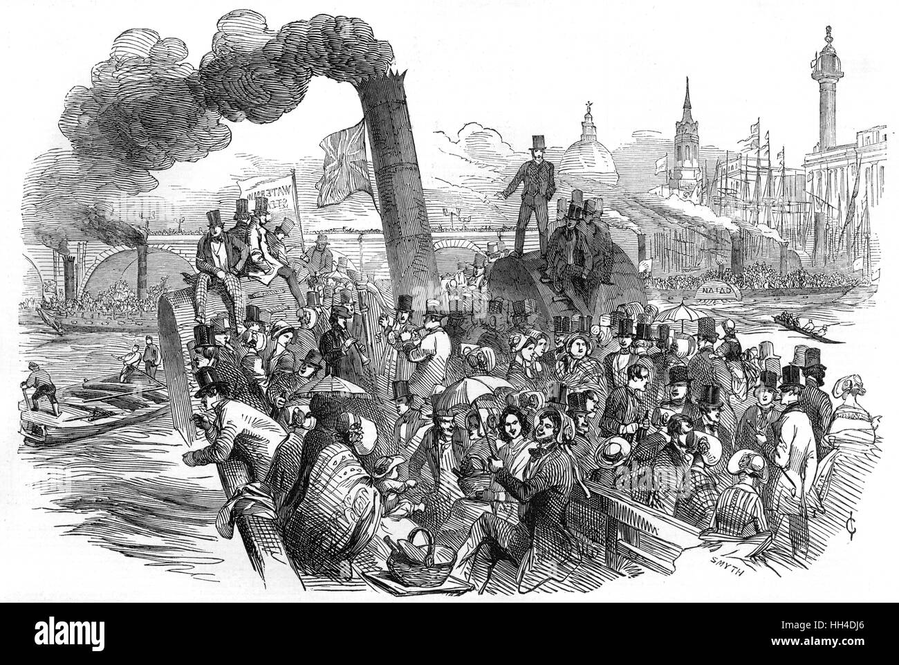 Steamboat 1840s thames hi-res stock photography and images - Alamy