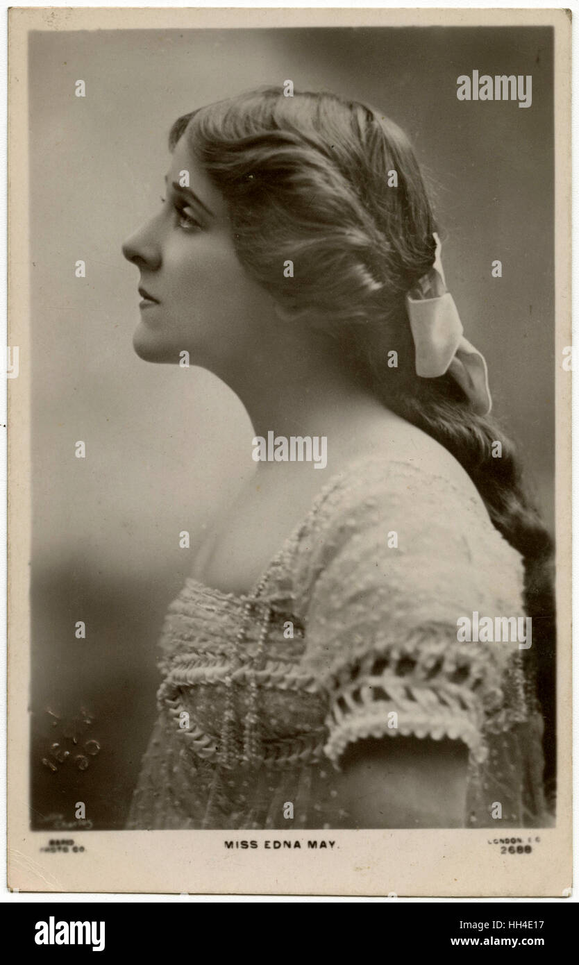 Edwardian actress postcard hi-res stock photography and images - Alamy