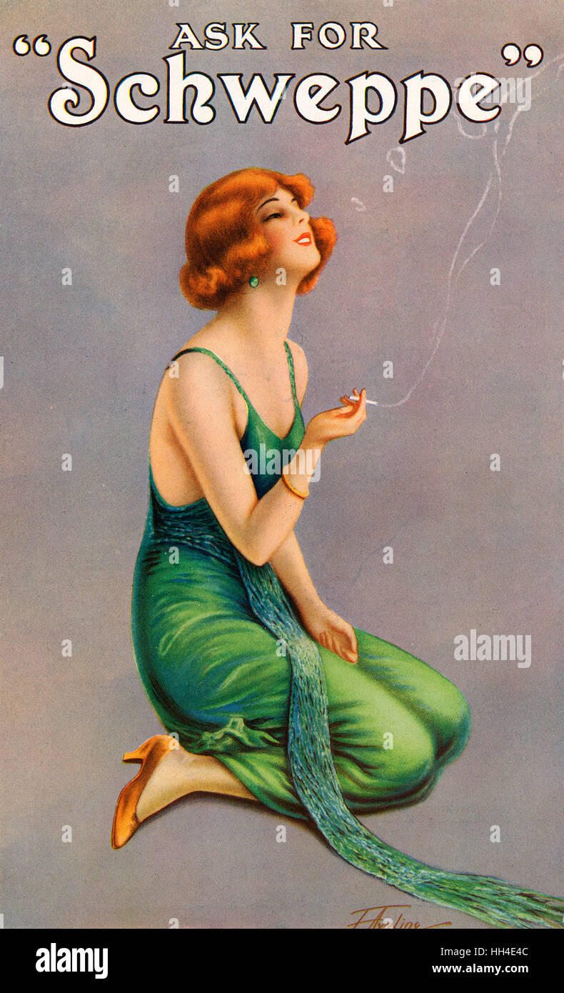 Schweppes advertisement hi-res stock photography and images - Alamy