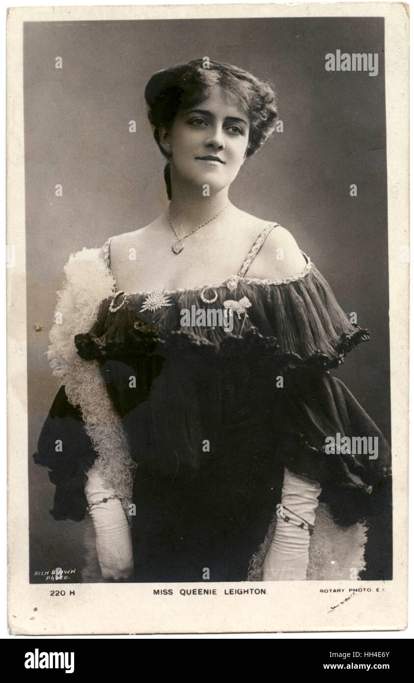 Queenie Leighton 1905 Stock Photo - Alamy