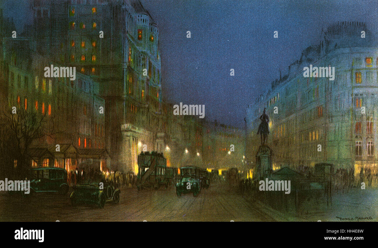 1920s london street night hi-res stock photography and images - Alamy